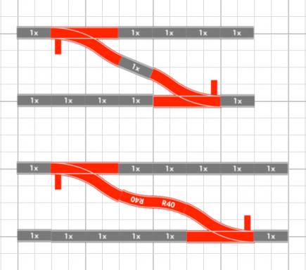 Reference Track Configurations - L-Gauge
